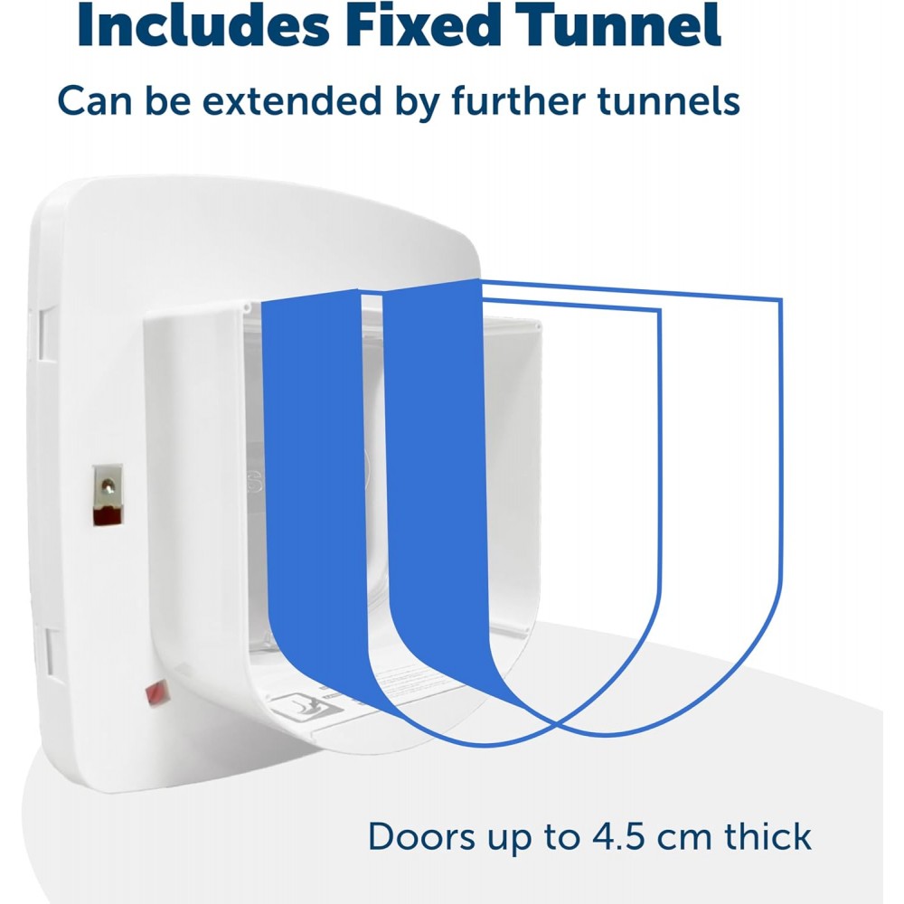Staywell Magnetic Cat Flap 400 4 Way Locking by PetSafe