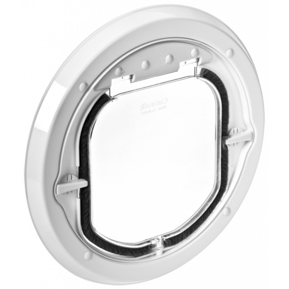 Pet-Tek Maxi Dual Glaze Pet Door – White | Glass Fitting Dog & Cat Flap