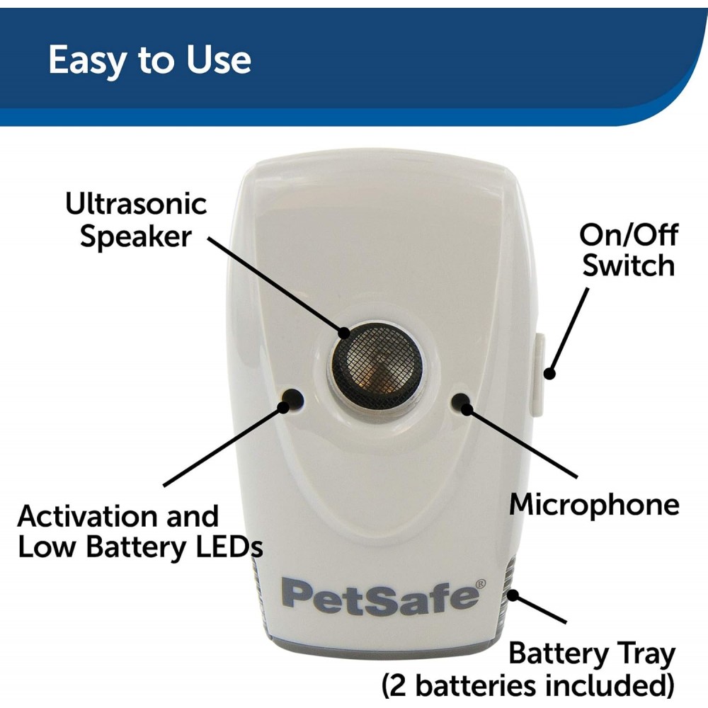 PetSafe® Indoor Bark Control | Ultrasonic Anti-Bark Device – Up to 8m