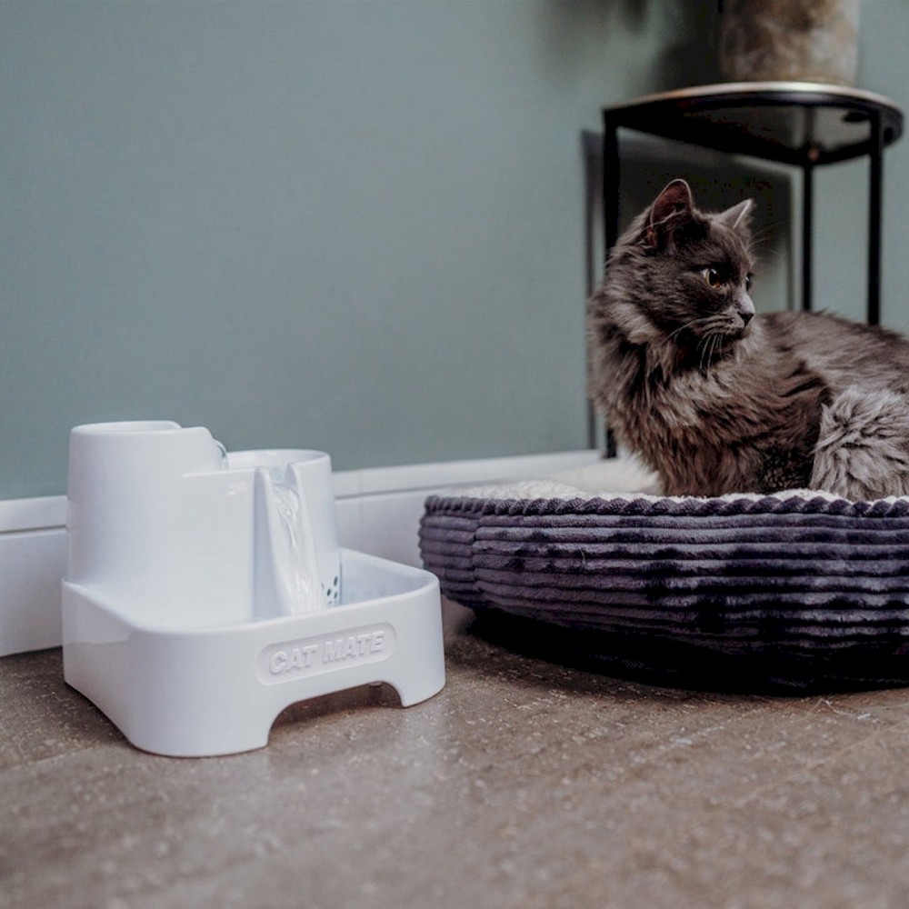 Cat Mate 3-Level Pet Water Fountain – Quiet Multi-Tier Hydration ...