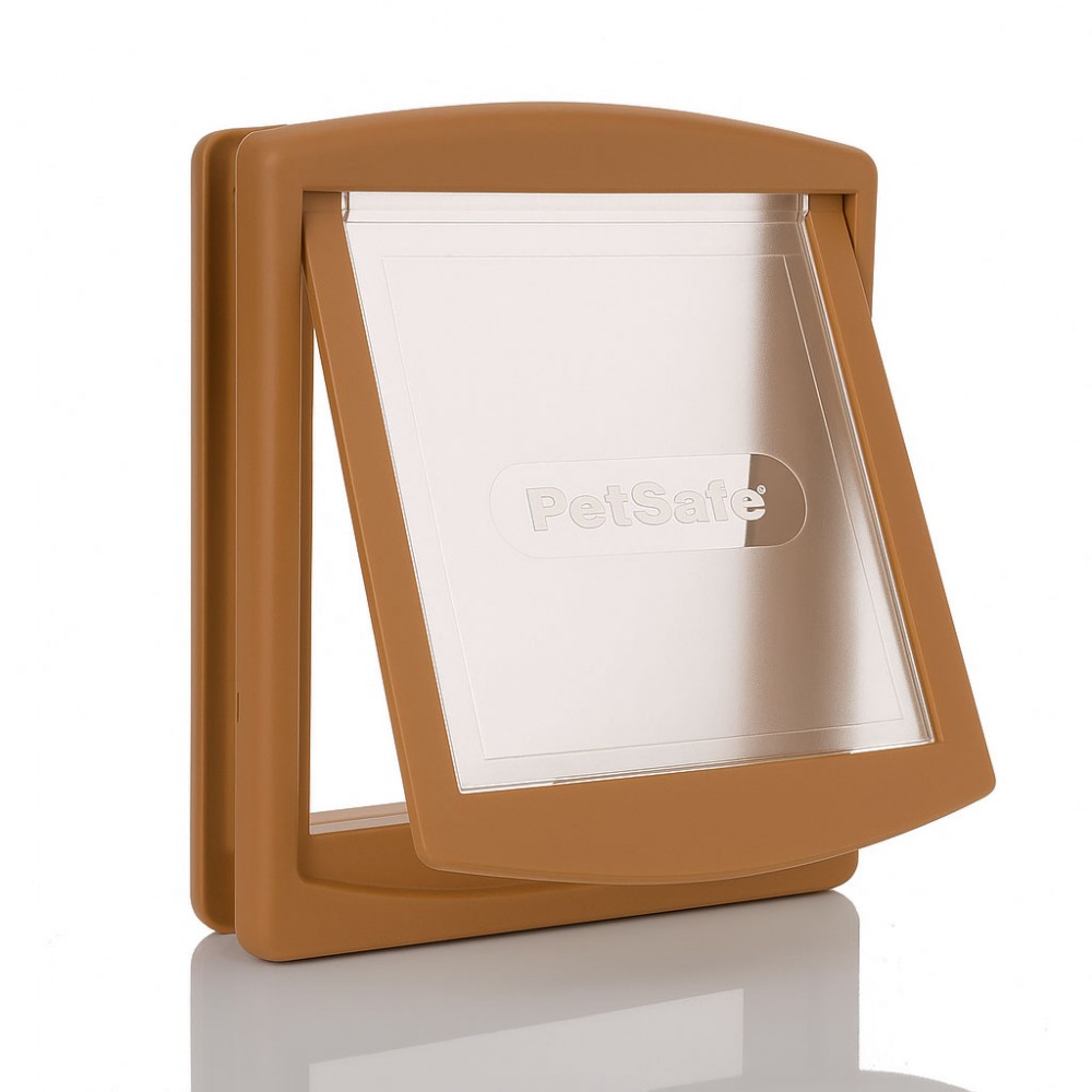 Anthracite Grey Medium Dog Flap With Rigid Clear Flap.