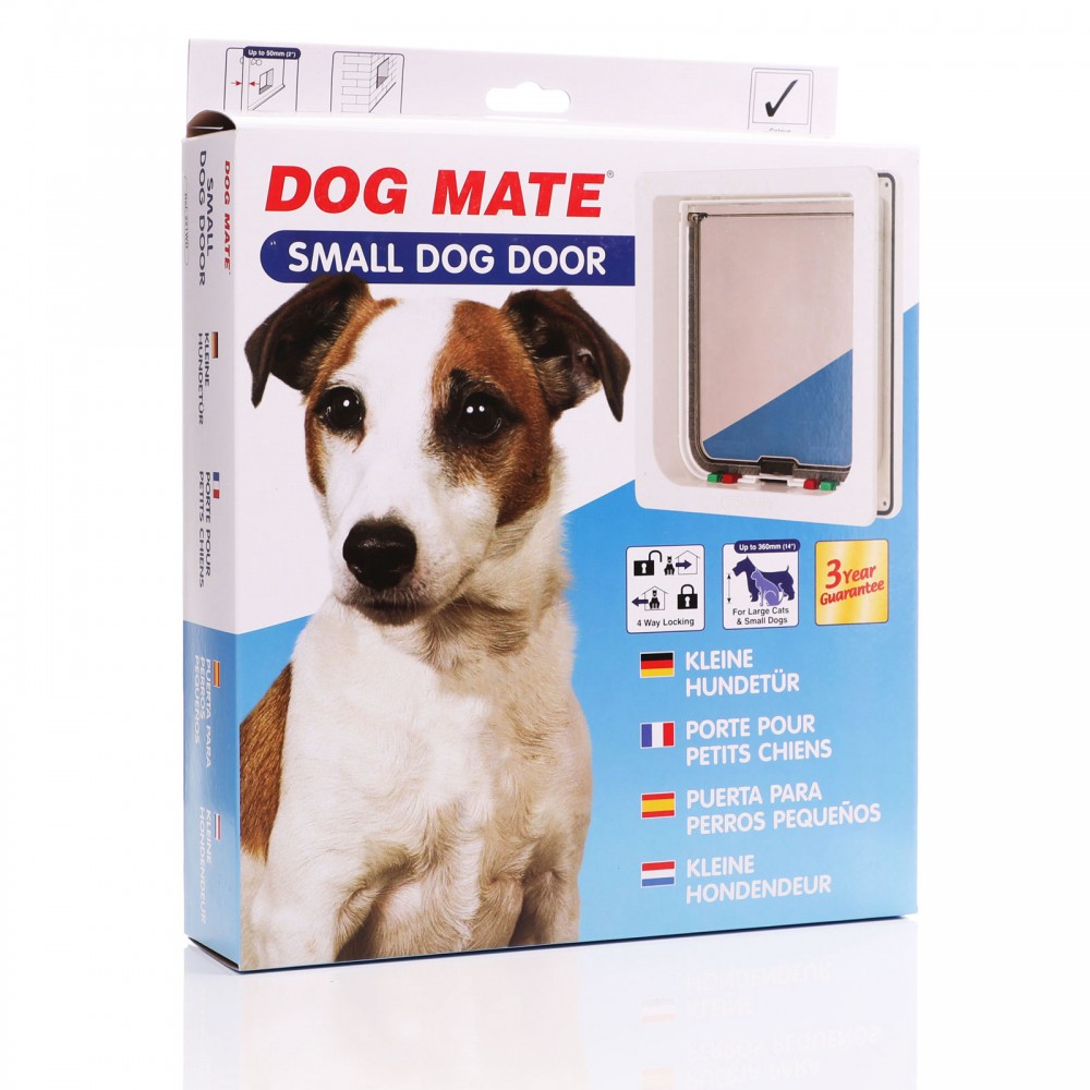 Dog Mate Small Dog Flap White 221wd