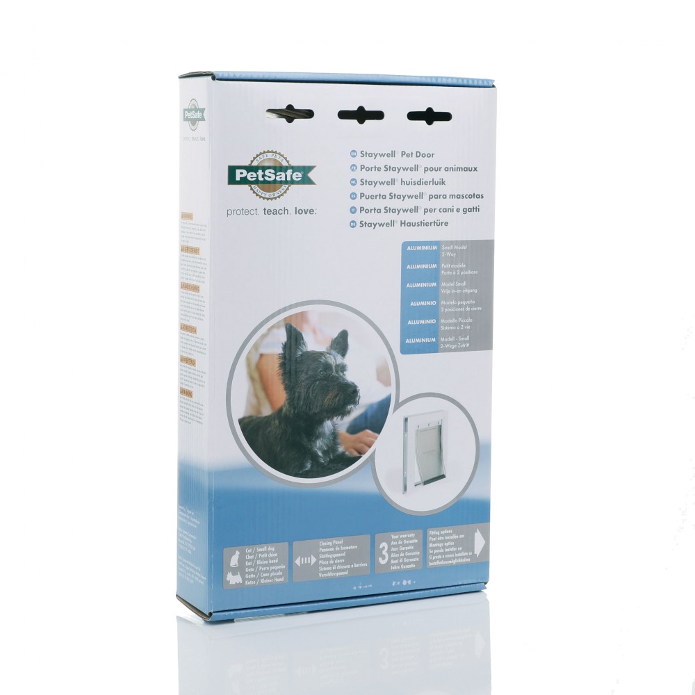 Small Dog Flap Staywell 600EF Aluminium Door Rubber Flap PetSafe